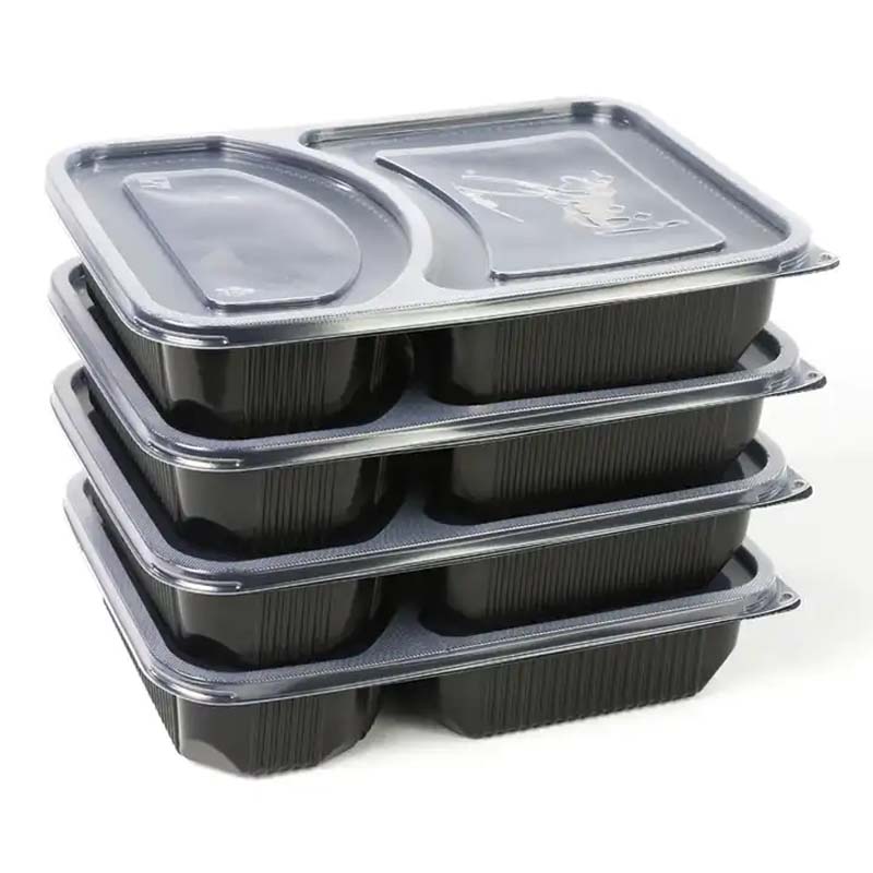 2 compartment Disposable Takeout Plastic Lunch Bento Box - Chongqing ...
